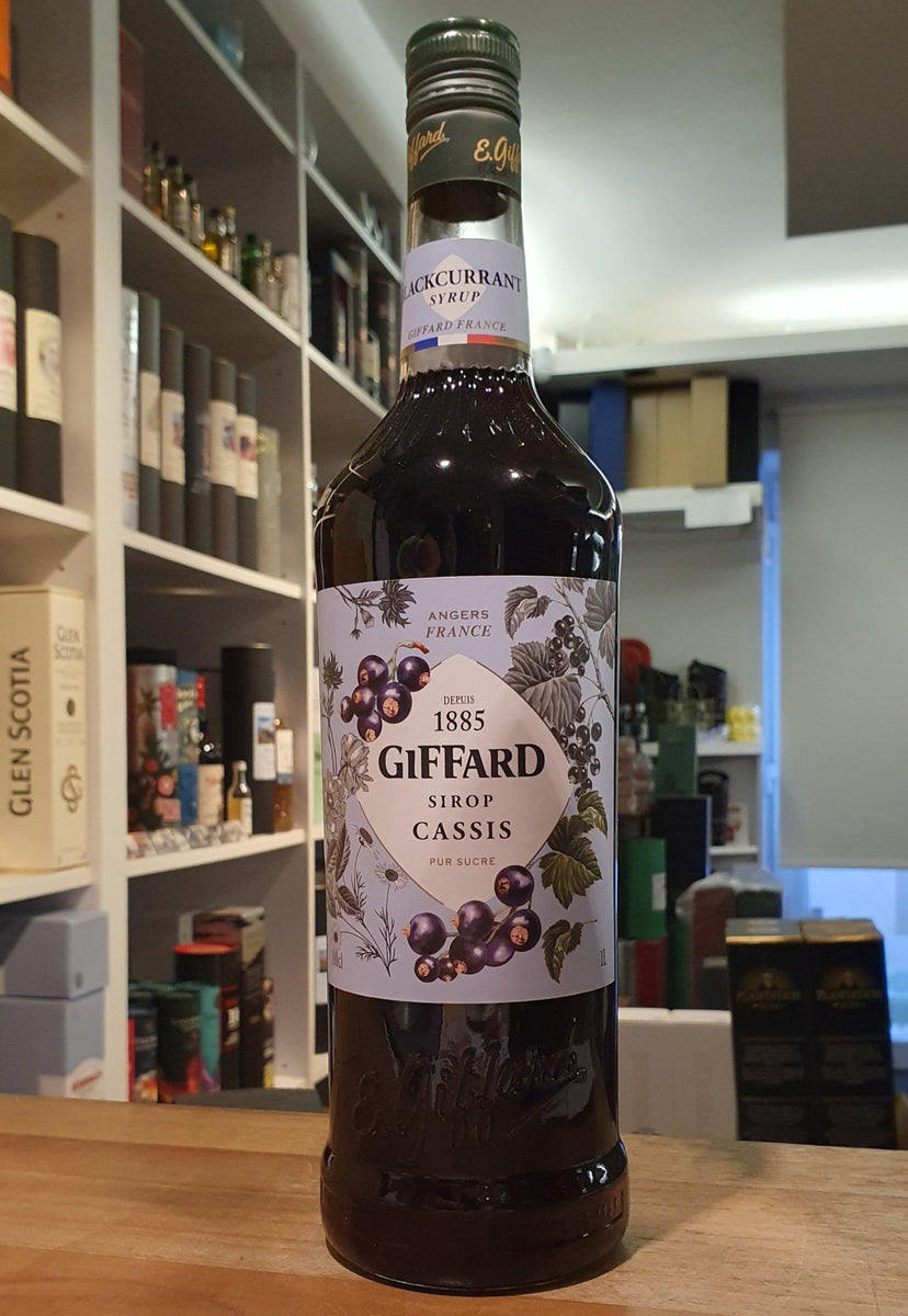 Giffard Sirop Cassis 0%vol. 1l Johannisbeer Sirup Frankreich – inn-out-shop
