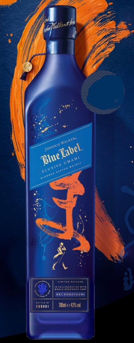 Johnnie Walker Umami Elusive blue Label 0,7l 43% vol. Blended Malt Sco ...