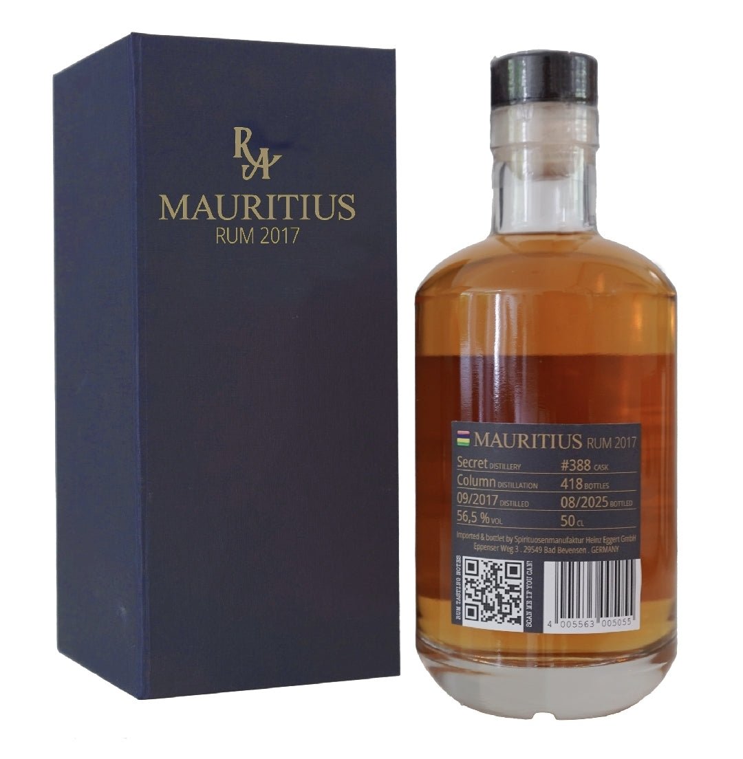 RA Mauritius 2017 2025 0,5l 56,5 % vol. single cask Rum #388 Artesanal ...